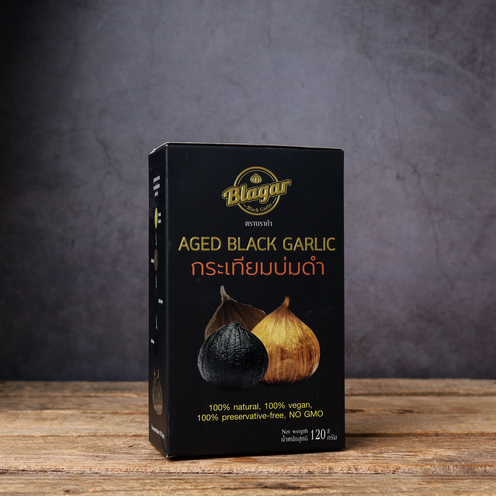 BLAGAR Aged Black Garlic - Unpeeled (120g / 250g) บลาก้า กระเทียมบ่มดำ ...
