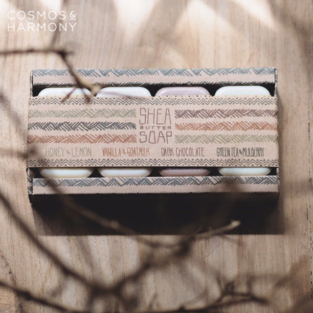 Cosmos & Harmony Shea Butter Bar Soap (142G /soap or 40G X 4 /SET) คอส ...