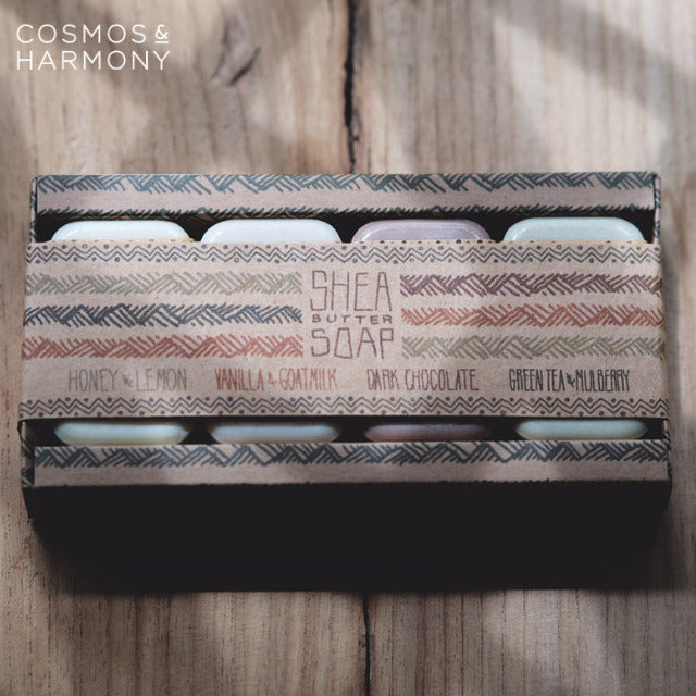 Cosmos & Harmony Shea Butter Bar Soap (142G /soap or 40G X 4 /SET) คอส ...