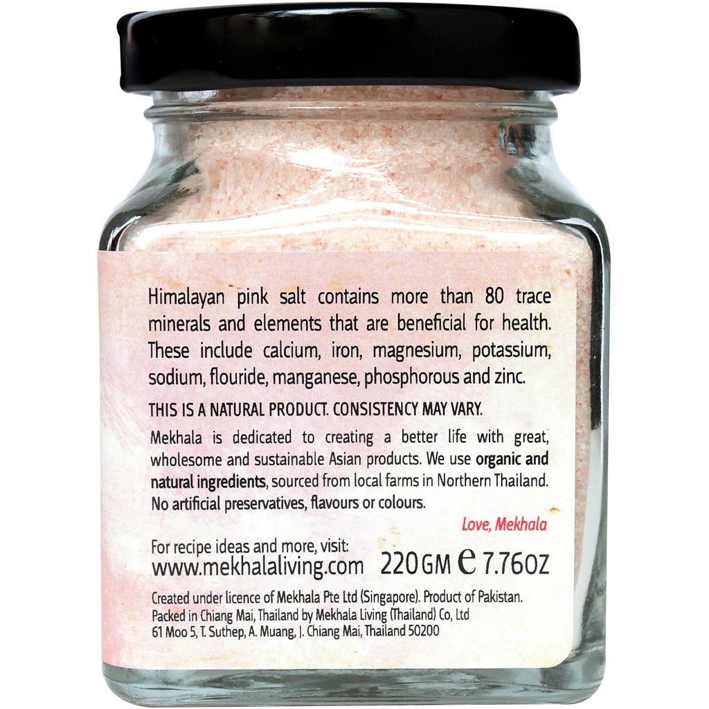 Mekhala Himalayan Pink Salt Fine (220gm) | Organic Pavilion