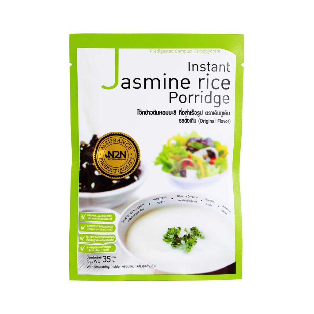 N2N Instant Jasmine Rice Porridge Original Flavor (35gm) | Organic Pavilion