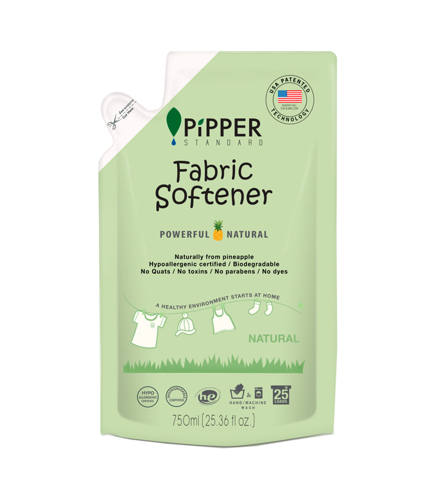 Pipper Standard Refill Fabric Softener Natural Scent (750ml)– Organic ...