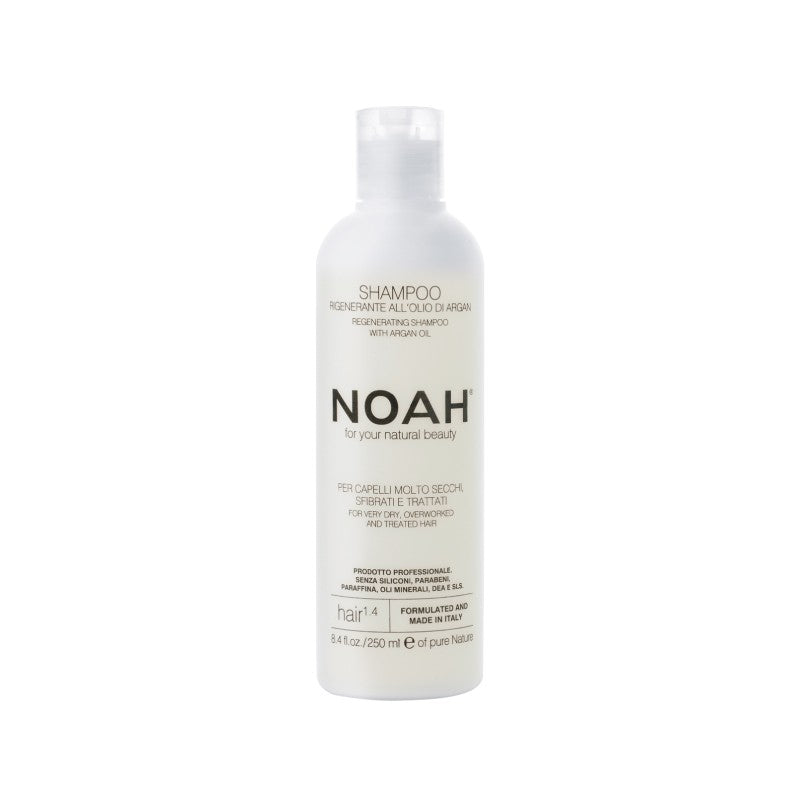 NOAH Regenerating shampoo with argan oil (250ml) | Organic Pavilion