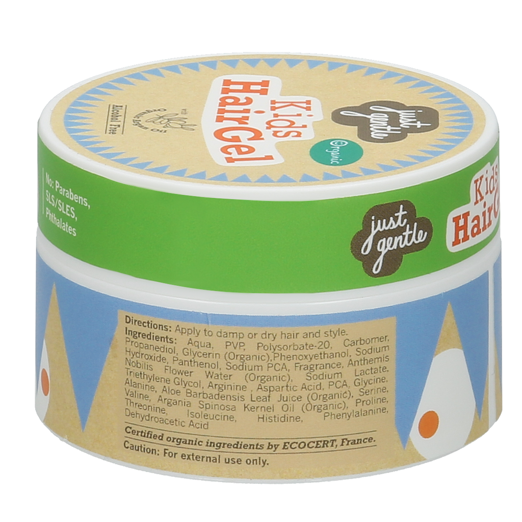 Just Gentle Kids Hair Gel - Berry Scent (50ml) | Organic Pavilion